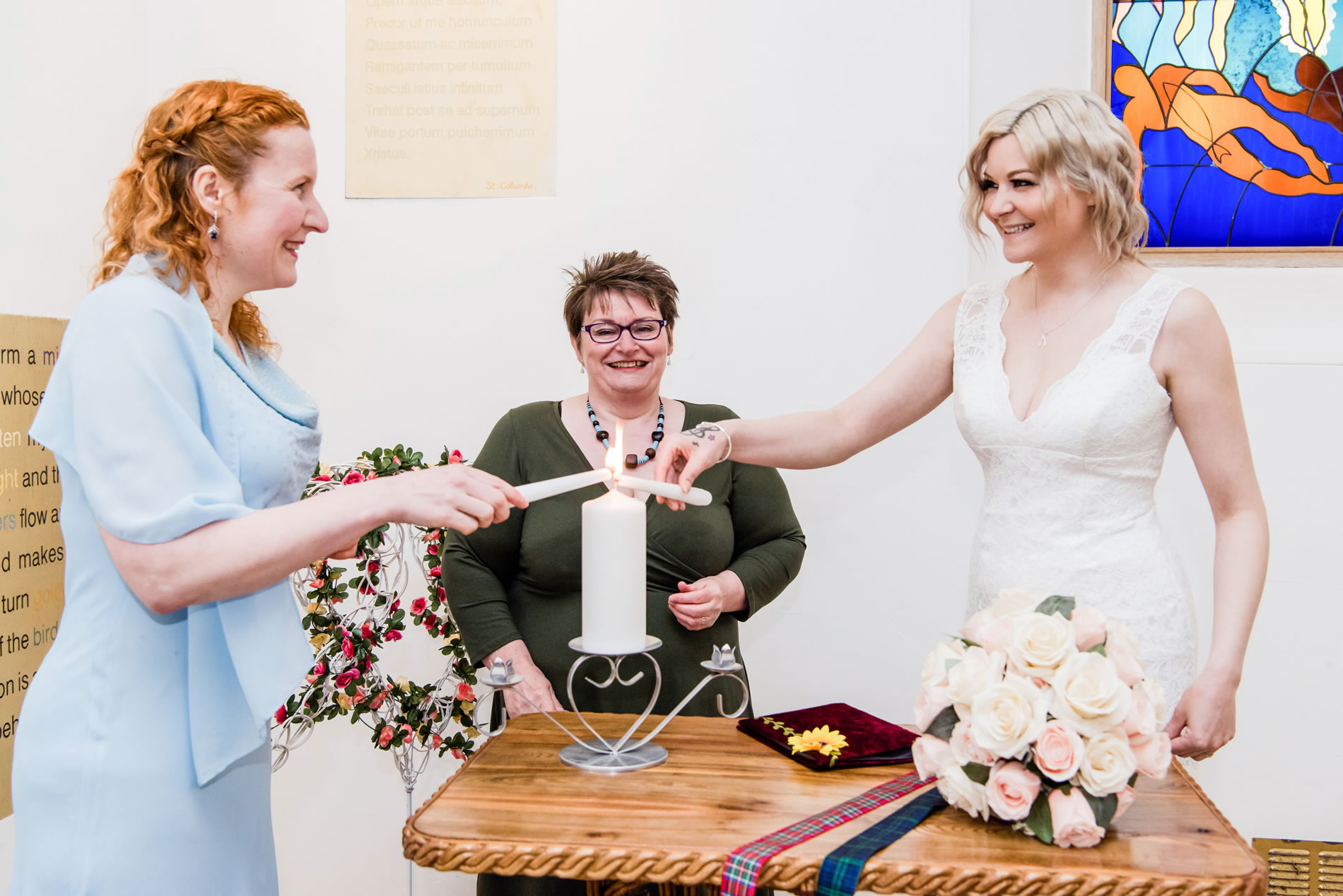 Vow Renewal in Scotland by celebrant Isabel Addison